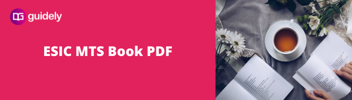 ESIC MTS Book PDF Free Download For All Sections