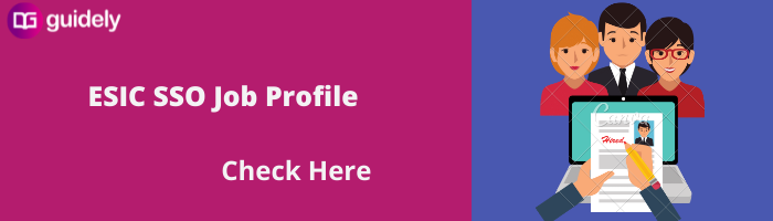 ESIC SSO Job Profile 2022: Check Roles and Responsibilities