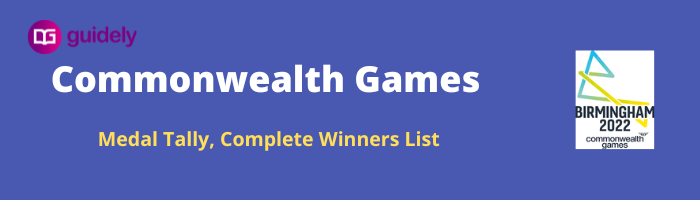Commonwealth Games 2022 India Medal Winners List PDF