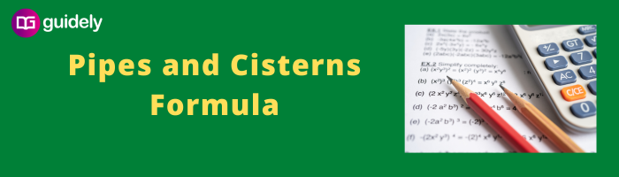 Pipes and Cisterns Formula PDF Aptitude Problems Examples