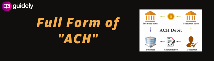 What is the full form of ACH in bank terms?