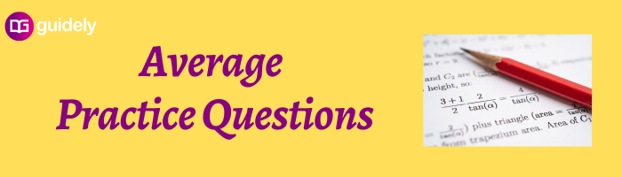 Average Practice Questions