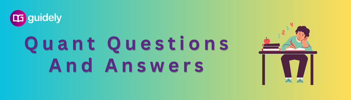 Quant Questions And Answers: Basic Concepts With Example