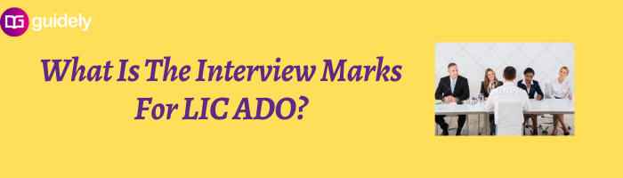 What Is The Interview Marks For LIC ADO?