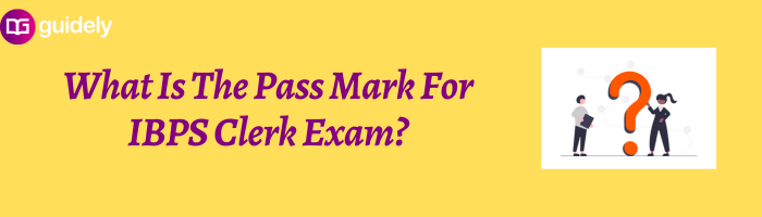 What Is The Pass Mark For IBPS Clerk Exam?