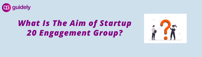 What Is The Aim of Startup 20 Engagement Group?