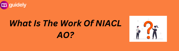 What Is The Work Of NIACL AO?