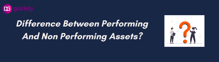 Difference Between Performing And Non Performing Assets?