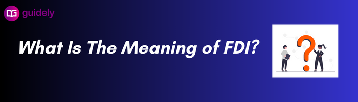 What Is The Meaning of FDI?
