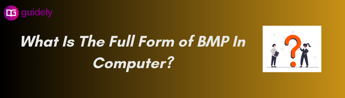 What Is The Full Form of BMP In Computer?