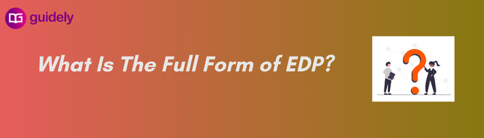 What Is The Full Form of EDP?