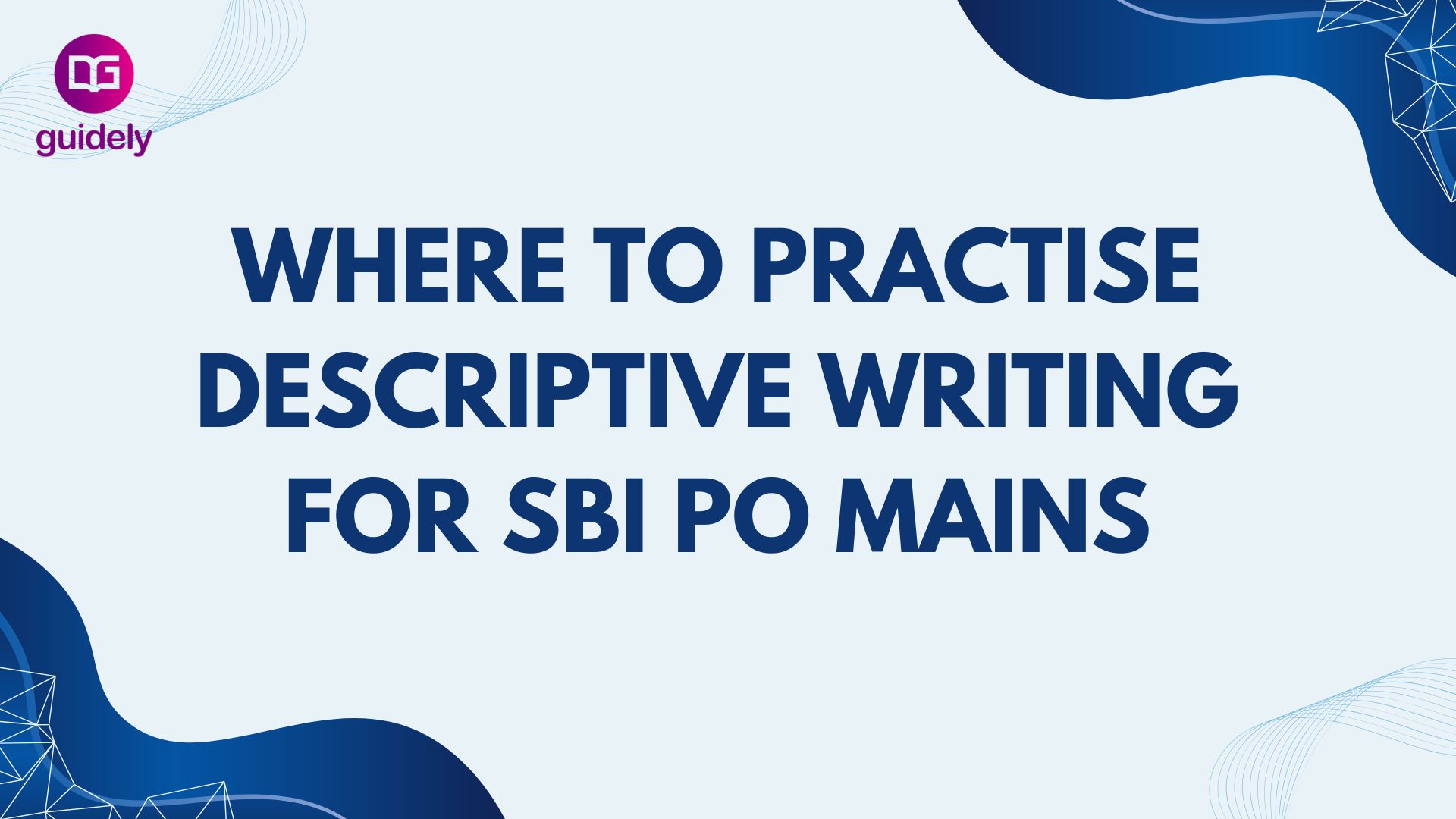 Where to Practice Descriptive Writing for SBI PO