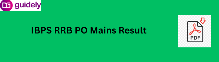 IBPS RRB PO Mains Result 2025 - 2026: Download Link