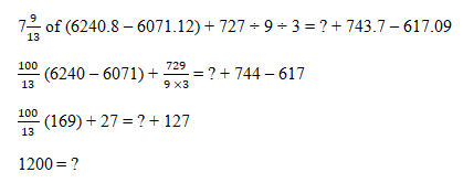 Approximation Questions for Bank Clerk Prelims